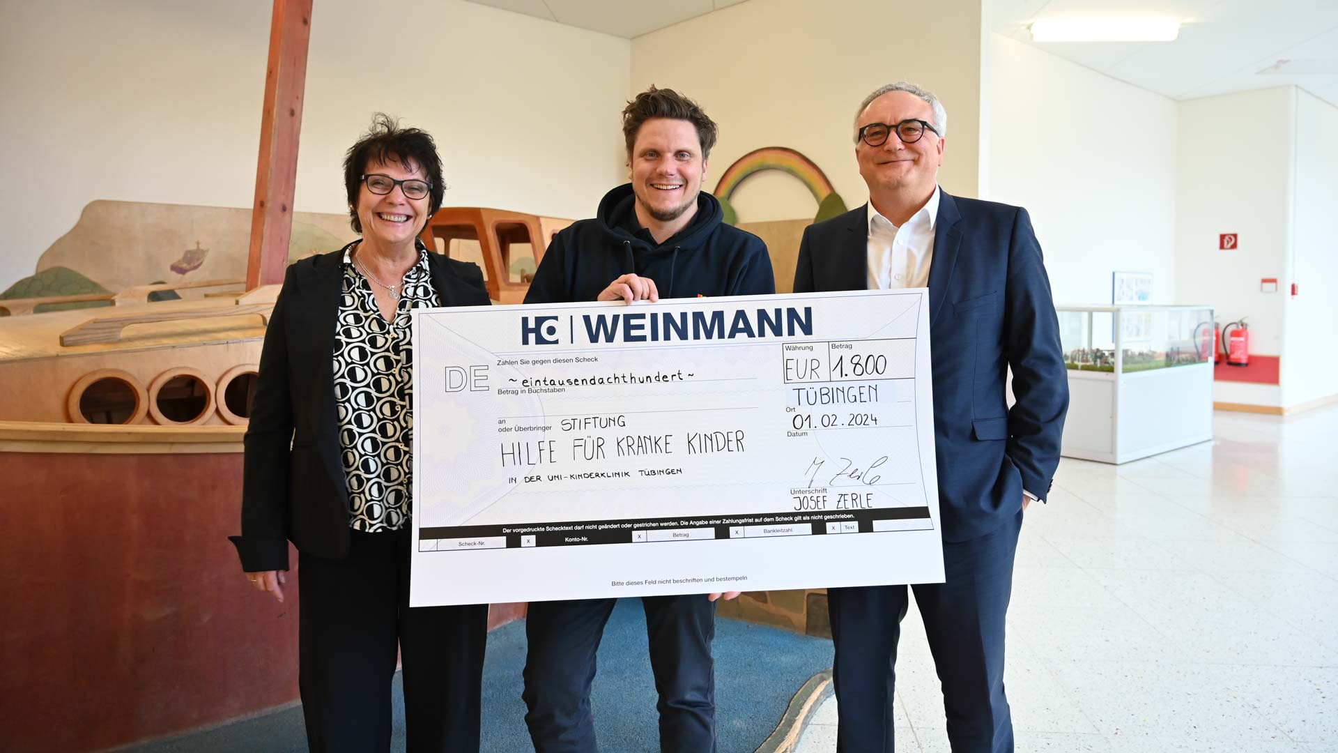 Weinmann GmbH spendet für kranke Kinder - Hilfe für kranke Kinder