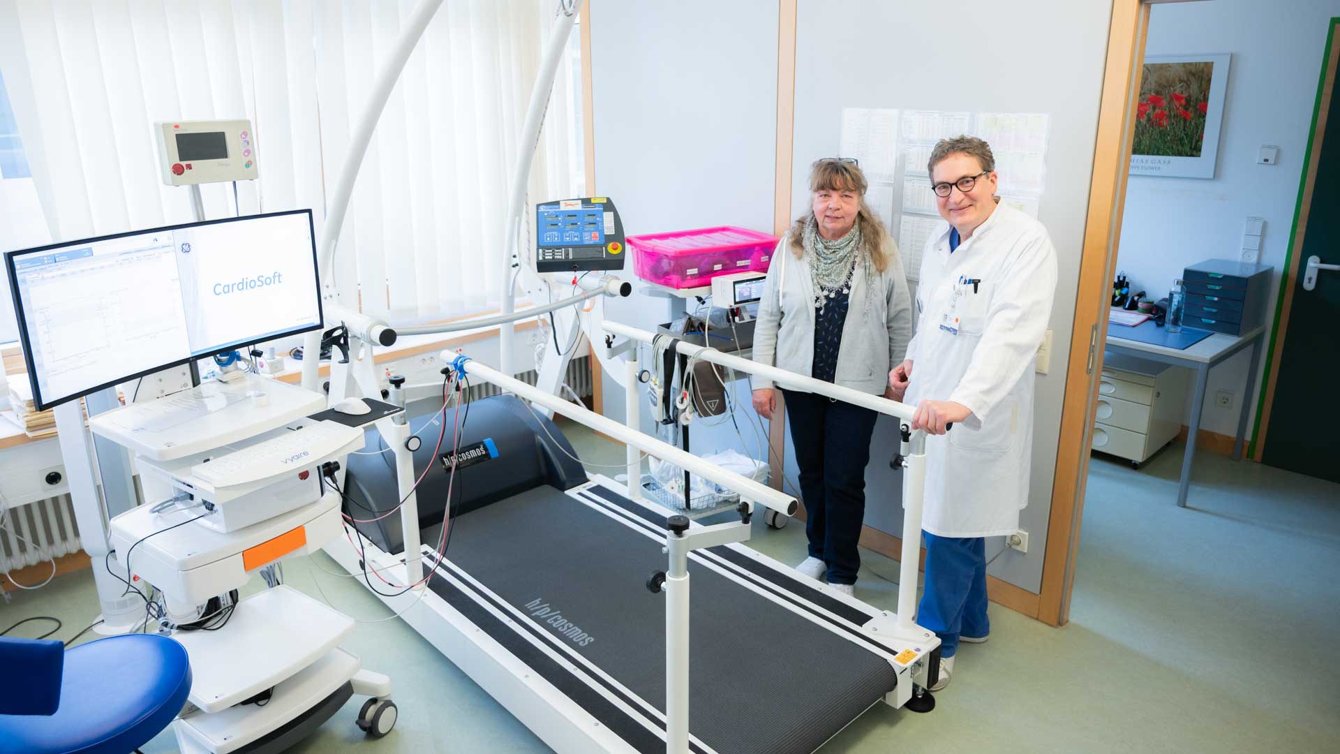 Neues Laufband für die Spiroergometrie - Hilfe für kranke Kinder